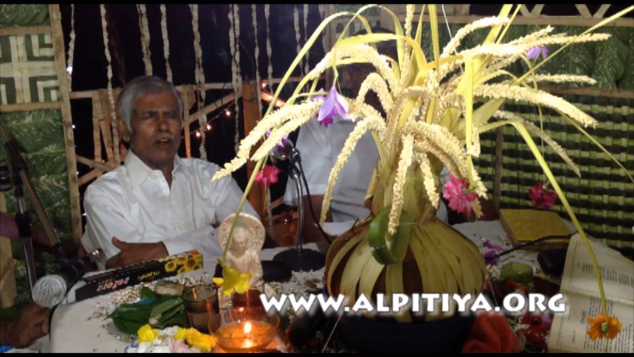 Alpitiya village community organized an All Night Pirith Chanting ...