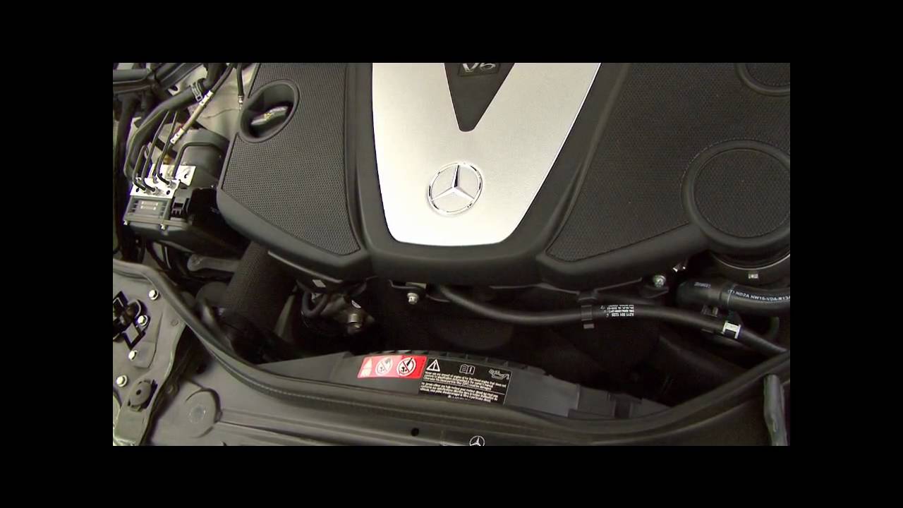 2007 Mercedes W211 E320 Bluetec Diesel OM642 idle - YouTube
