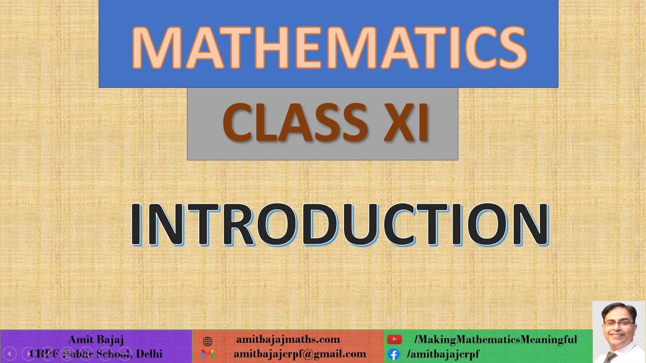 11 E Introductory Class on 27 April 2021 - YouTube