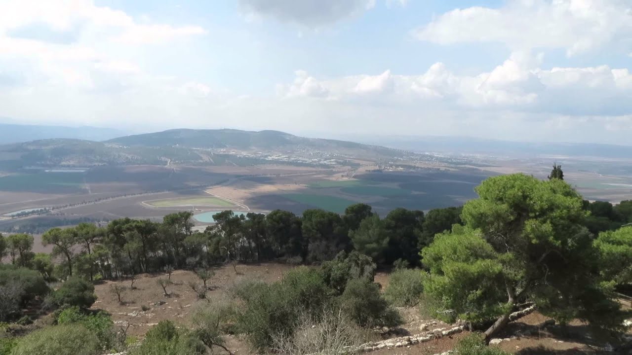 The view from Mt. Tabor in Israel - YouTube