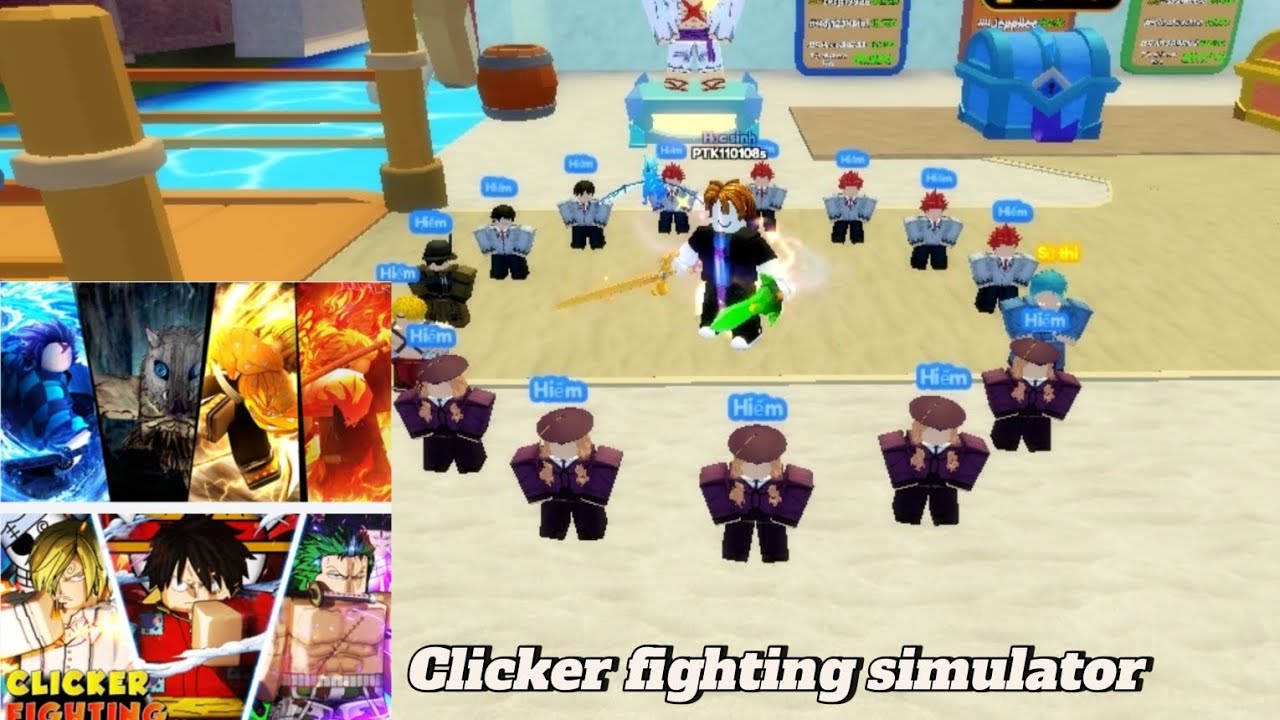 HÔM NAY MÌNH THỬ TRẢI NGHIỆM CON GAME(Clicker fighting simulator) - YouTube