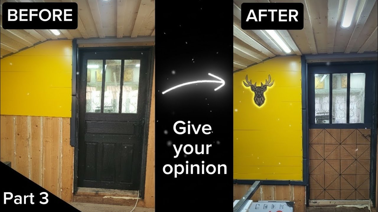 Workshop Upgrade: Making a Frame from Alucobond and Covering the Door ...