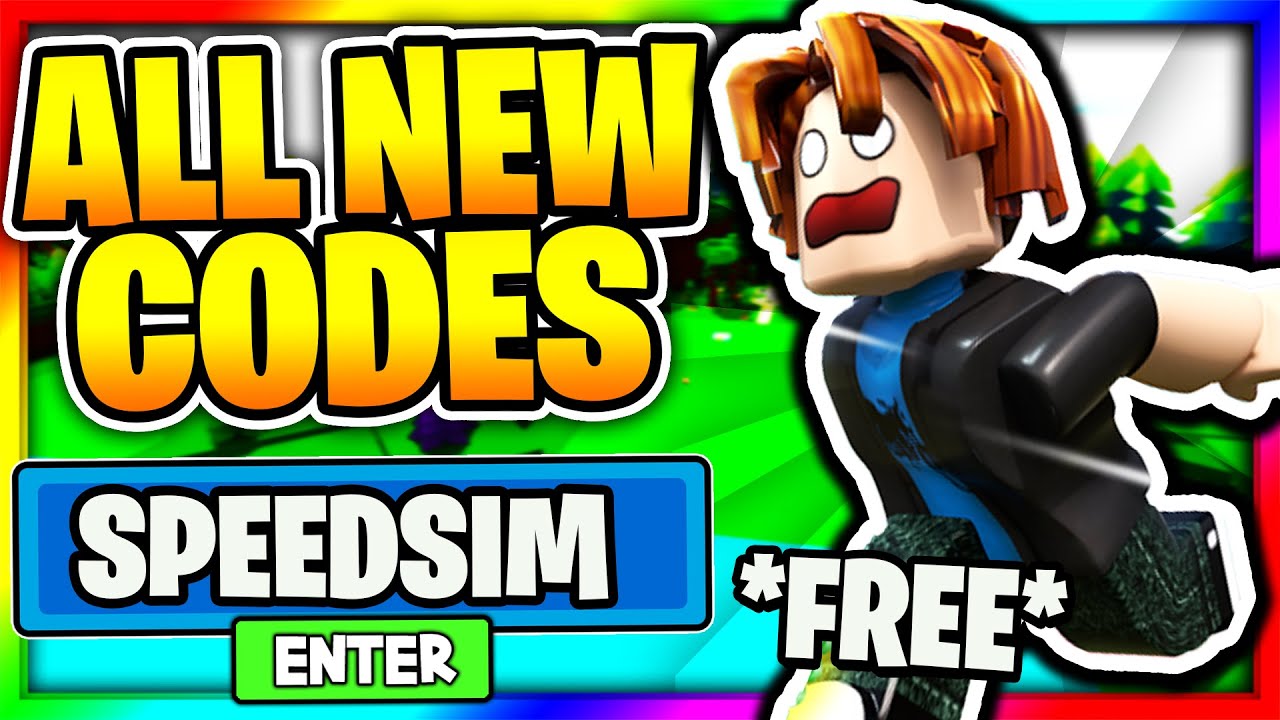 (2021) SPEED SIMULATOR CODES *FREE GEMS* ALL NEW ROBLOX SPEED SIMULATOR ...
