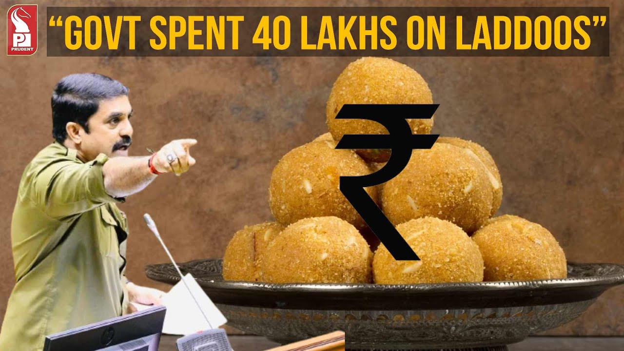 “Govt Spent Rs 40 Lakhs On Laddoos” - YouTube