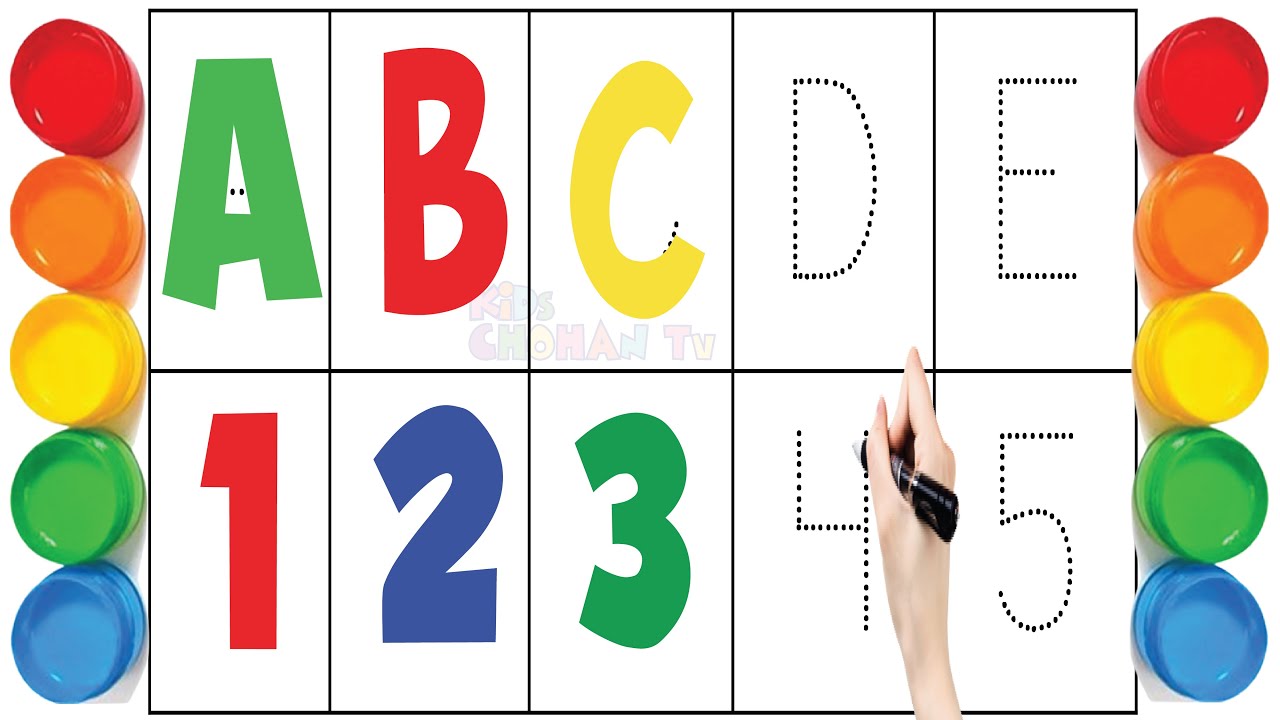 A TO Z, ABCD, ALPHABETS, A FOR APPLE, ABC, PHONICS, DOTTED ABCD, ABCD ...