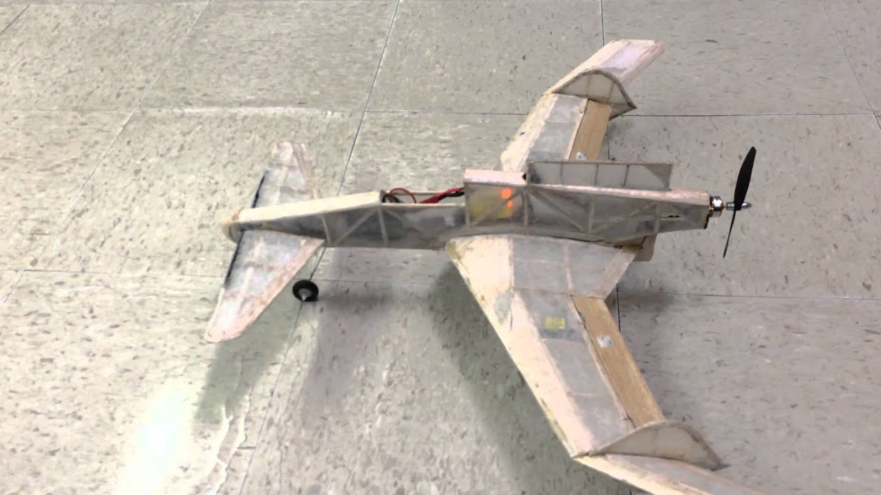 XP-55 RC plane operational check & taxi test - YouTube