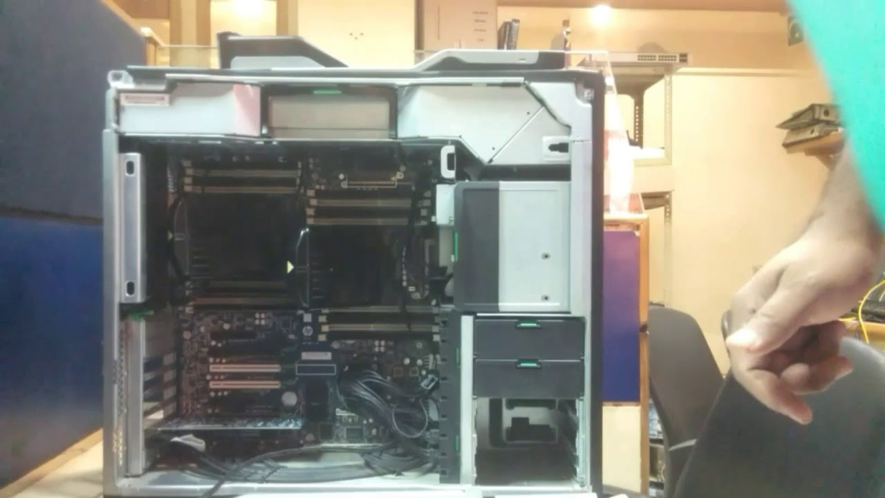 HP Z820 Workstation Disassembling and Assembling - YouTube