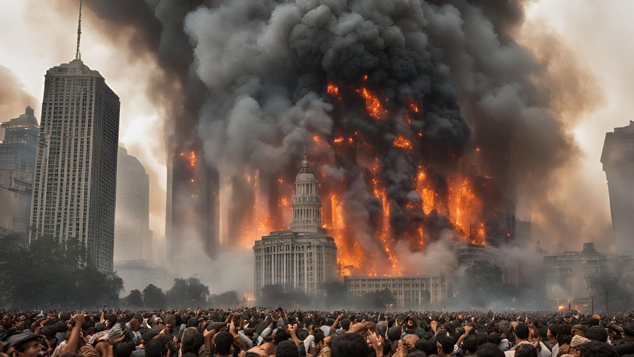 Sudden explosion at chemical plant, toxic smoke and massive fire in ...
