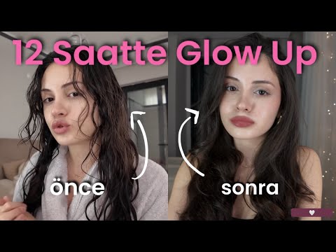 12 Saatte glow up I Benimle bir bakım günü ✨💅🏻🎀🚿🪩
