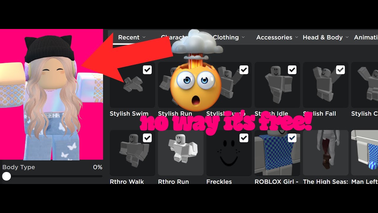 FREE ROBLOX AVATARS.. 🤩🤫😱 - YouTube