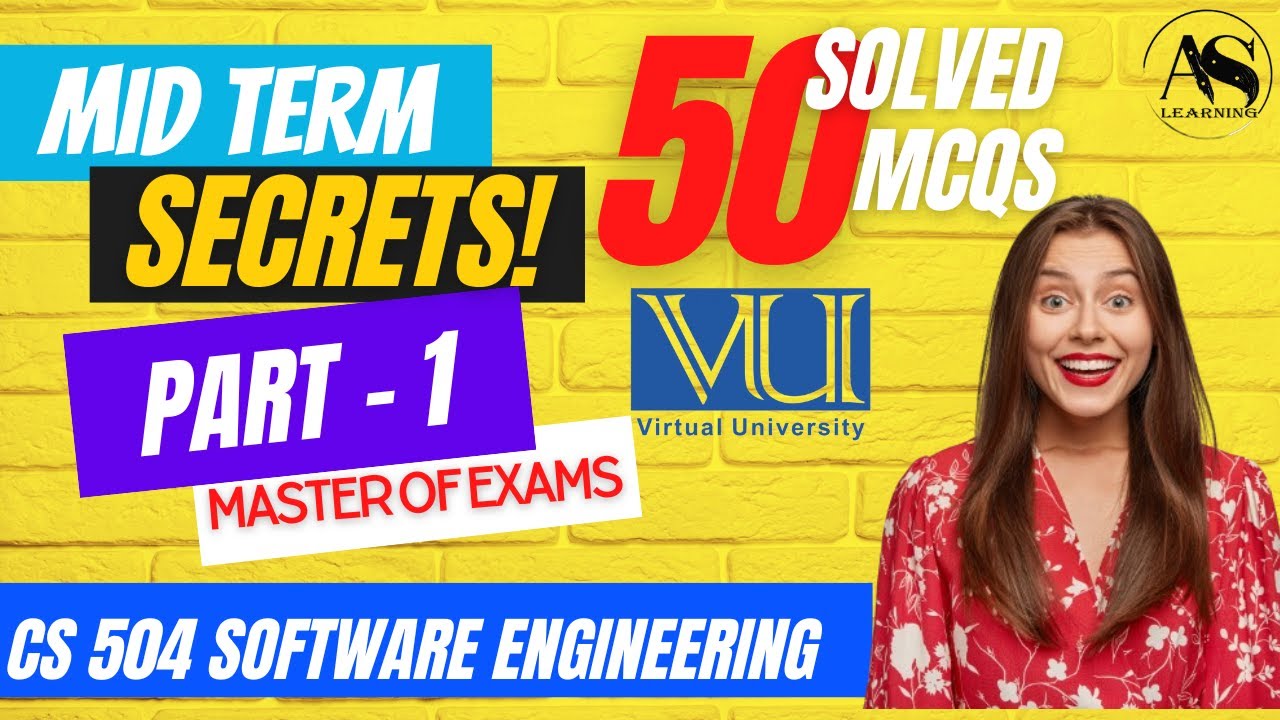 Crush Your Cs504 Exam 50 Essential Software Engineering Mcqs Part 1 Youtube