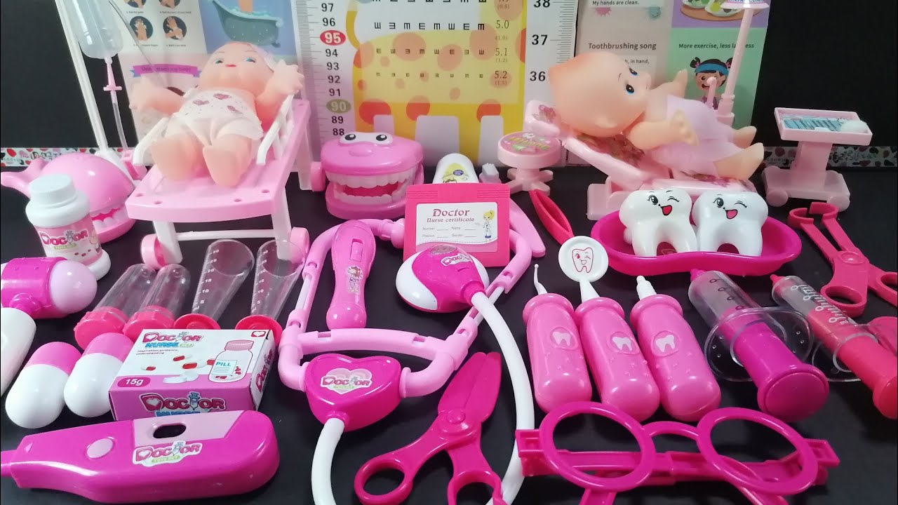 11:58 Minutes Satisfying with Unboxing Pink Doctor Medical Tools ...