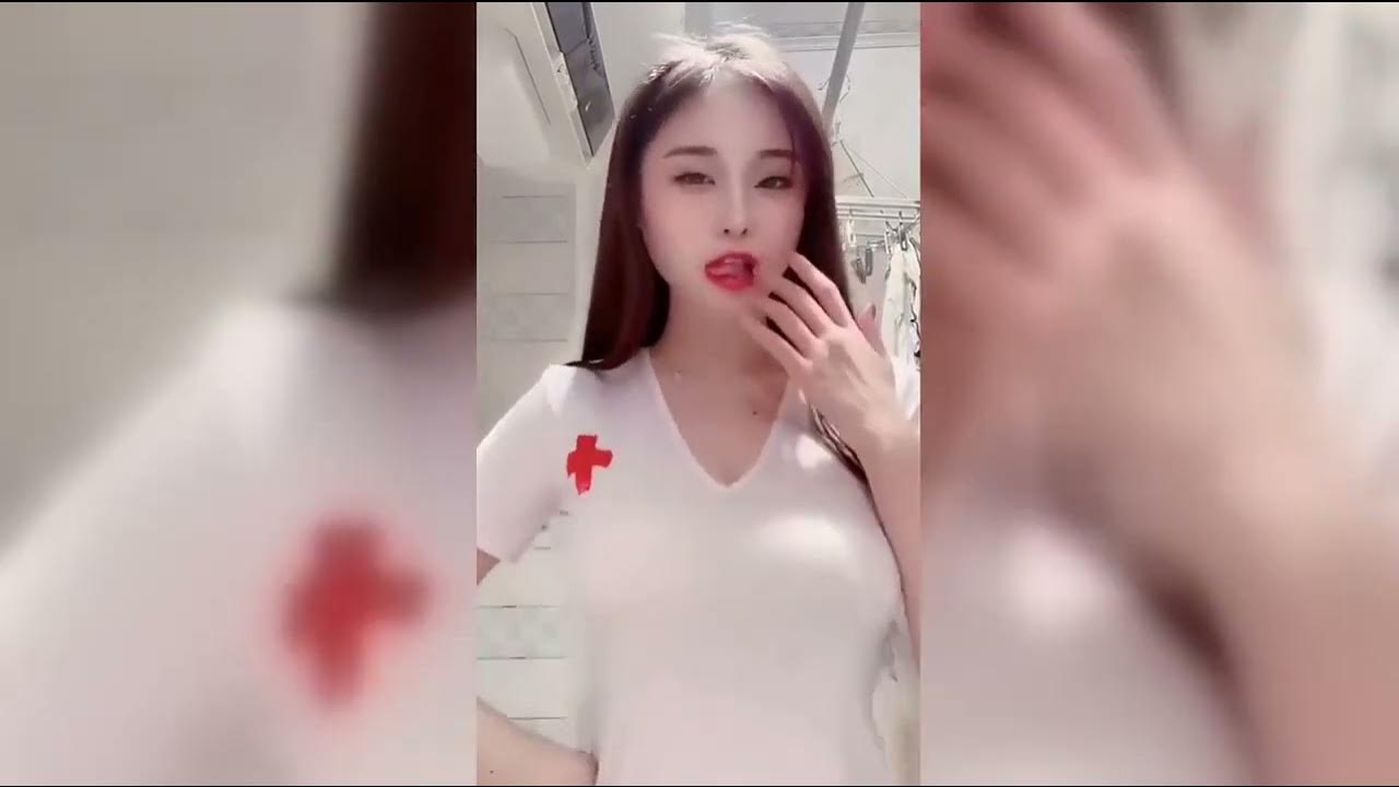 性感风骚的中国小姐姐衣sexy Ladydouyintiktokhot Dancechinese Girlasian Girlbig Titscute Girl Shorts