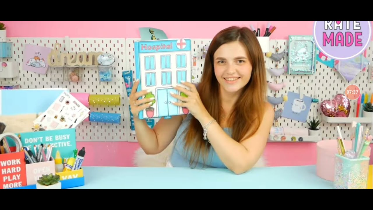 PAPER HOSPITAL IN ALBUM | EASY PAPER CRAFTS - YouTube