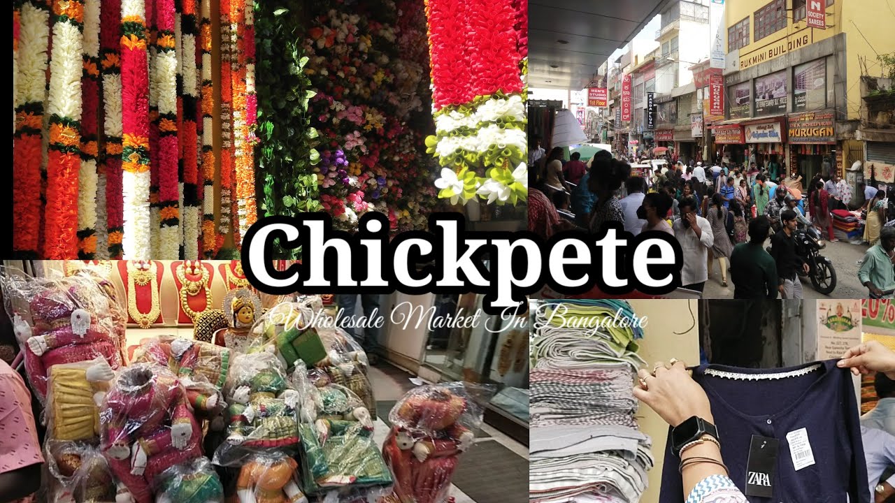 Chickpete Shopping| Wholesale Market in Bangalore - YouTube