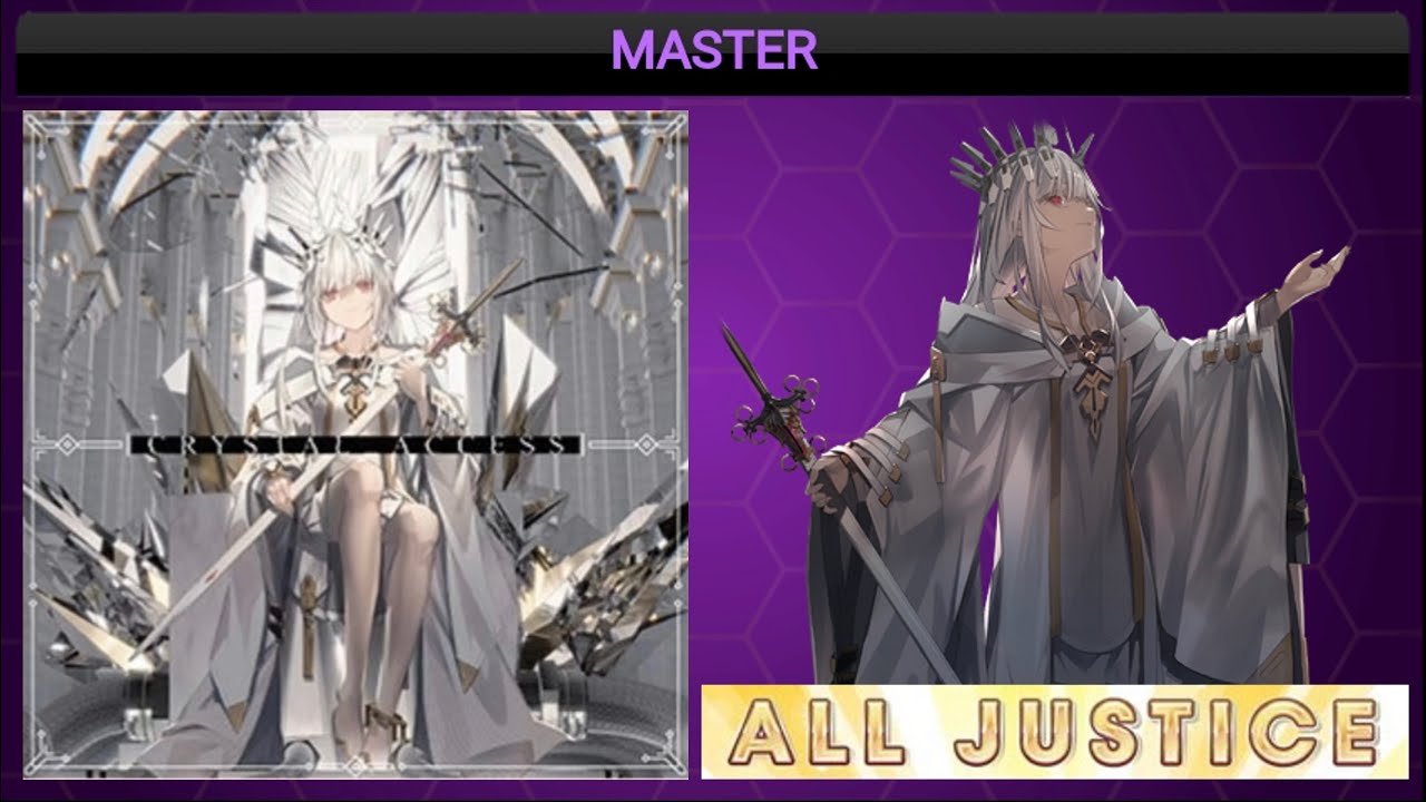 【CHUNITHM NEW】CRYSTAL ACCESS (MASTER) ALL JUSTICE - YouTube