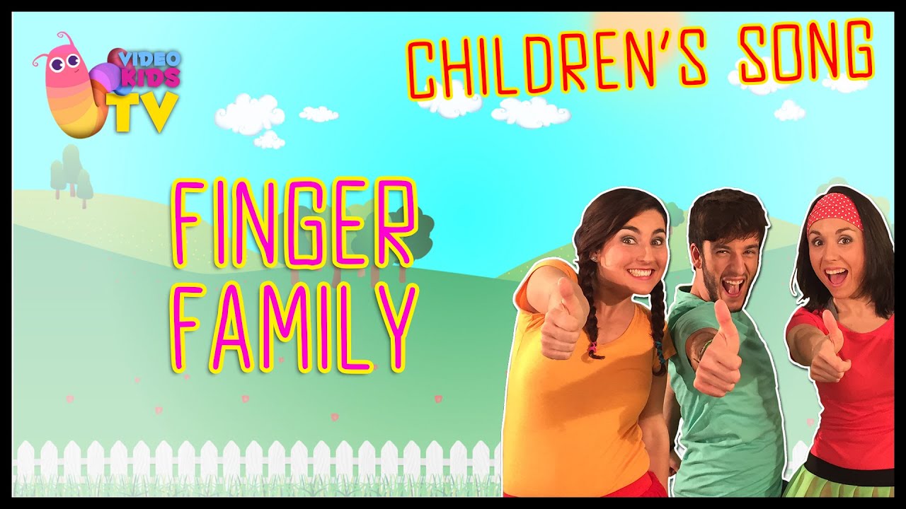 FINGER FAMILY ♫♪ children's song with dance and lyrics - YouTube
