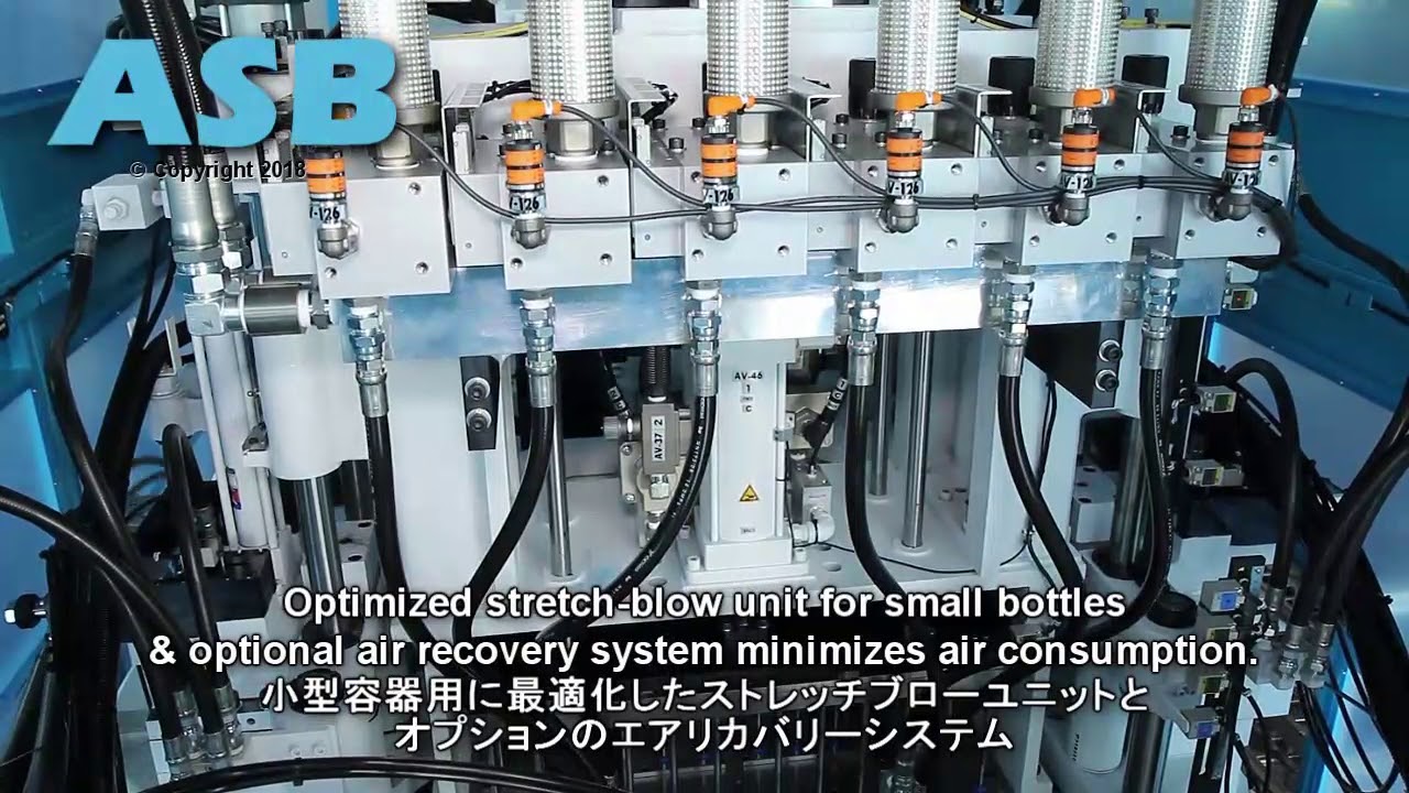 Nissei ASB 150DPX Triple Row One-Step Injection Stretch Blow Molding ...