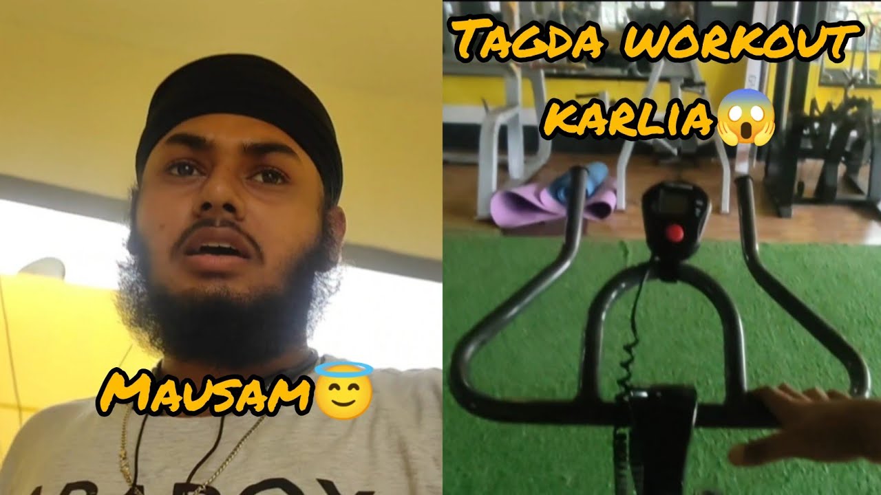 Aj to Mausam bhi badiya hai ,tagda workout bhi karlia😱 or - YouTube