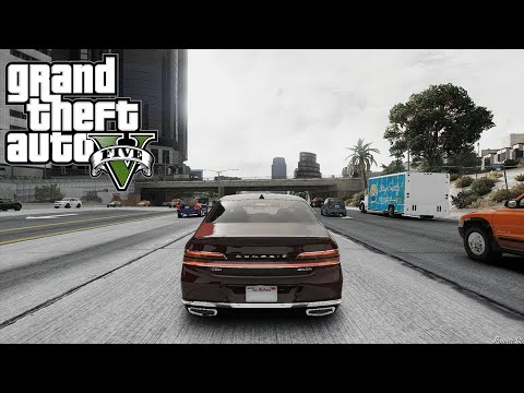 GTA 5 - Casual Slow Drive Around the City Again with Heavy Traffic | 4x Traffic