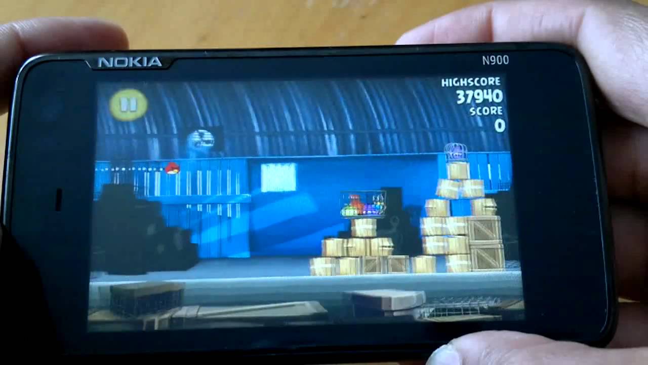Angry Birds Rio on the Nokia N900 - Maemo - WebOS - YouTube