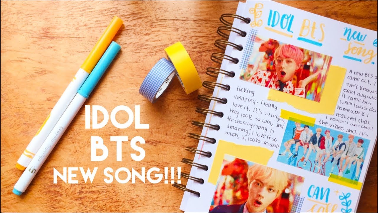 IDOL BTS// EXO/KPOP Journal With Me #8 ️ + Journal Flip Through📒 - YouTube