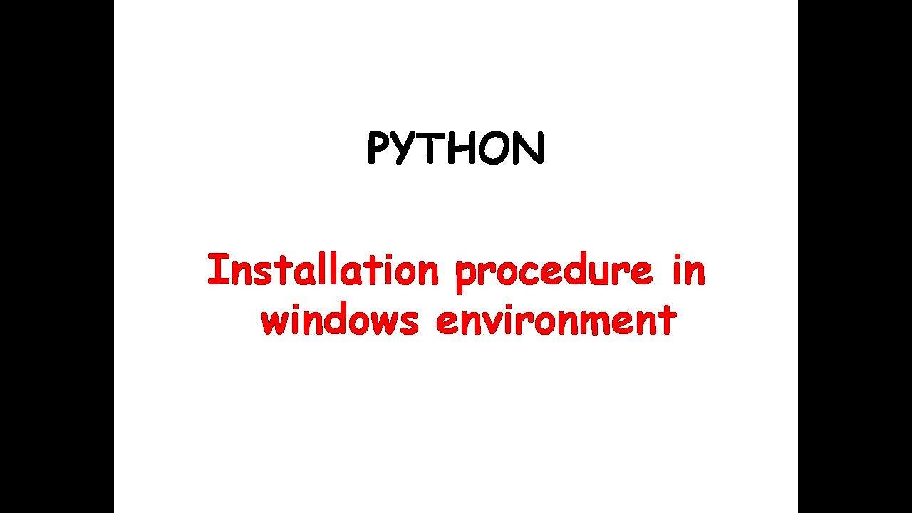 Installing Python IDLE - YouTube
