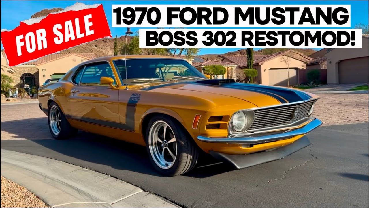 1970 Ford Mustang BOSS 302 RestoMod - FOR SALE! - YouTube