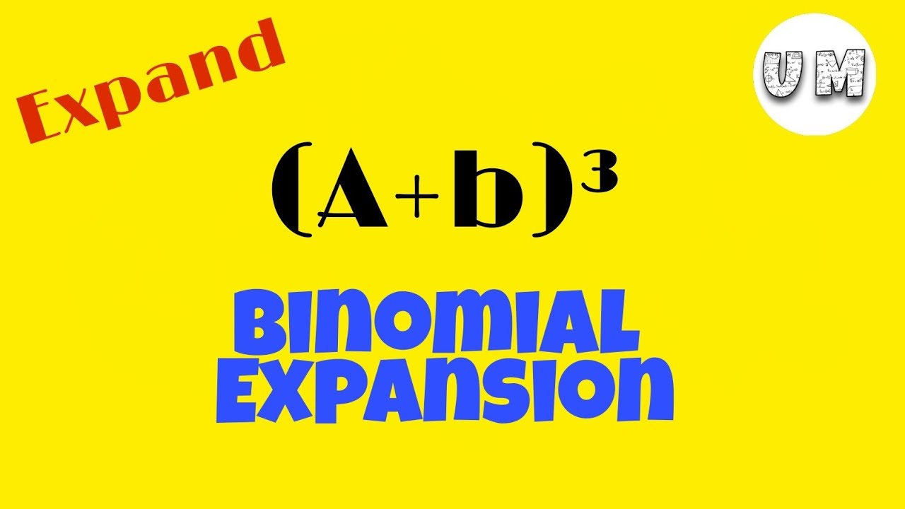 Expansion of (a+b)³ by Binomial Expansion | Unique Maths - YouTube