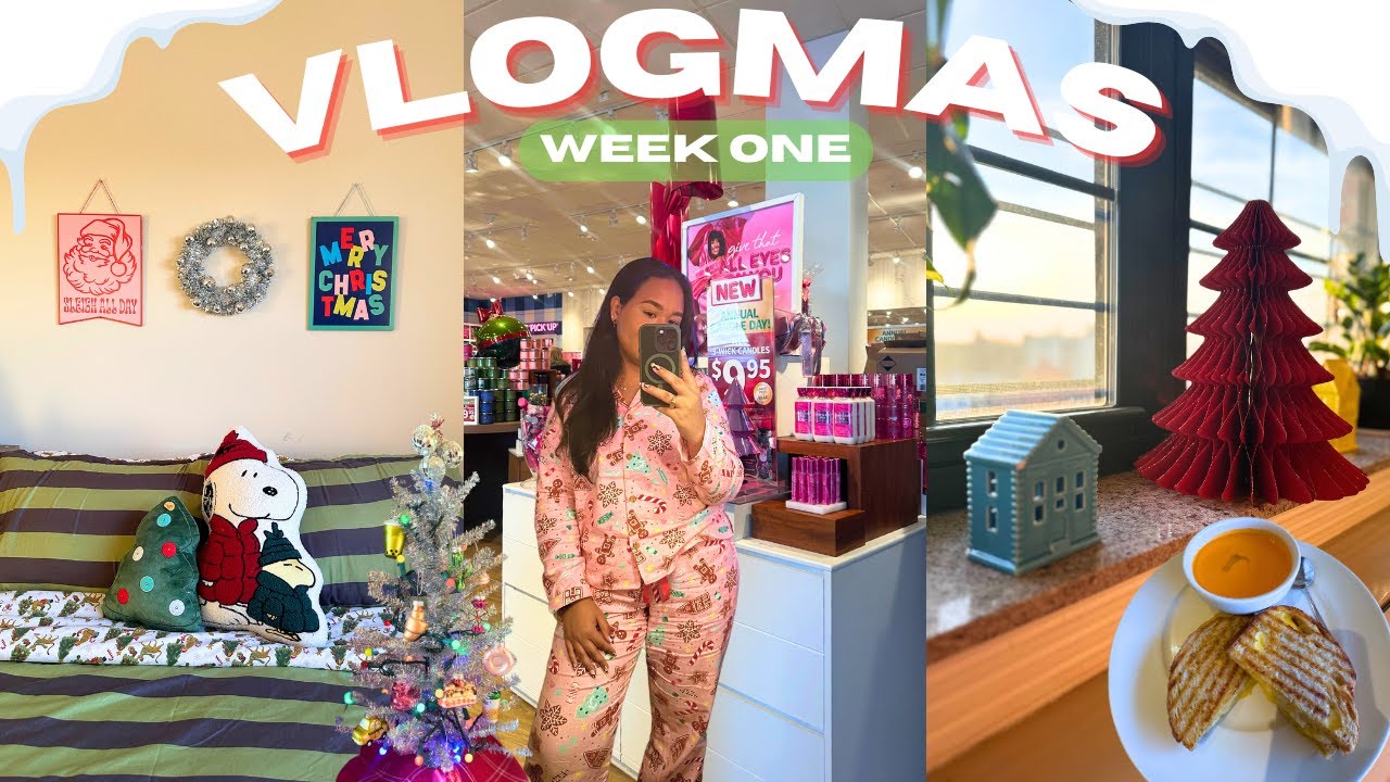 VLOGMAS: Decorating My Room for Christmas & Candle Day Sale Haul! - YouTube