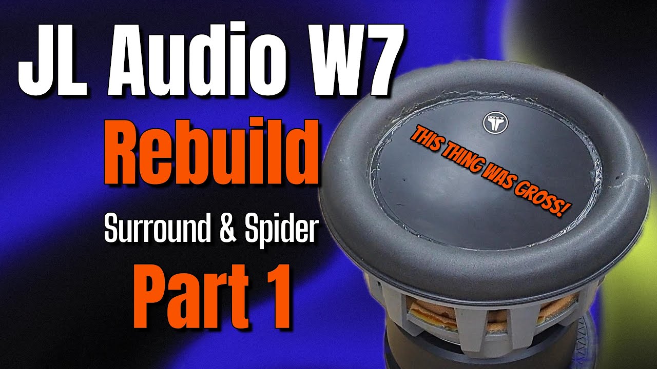 JL Audio 10W7 Rebuild - Part 1 - YouTube