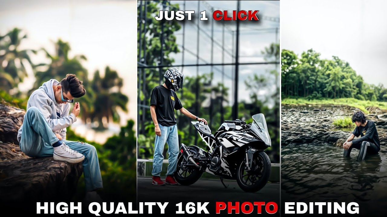 JUST 1 CLICK || 16K PHOTO EDIT !! AI PHOTO/ VIDEO KASA BANI !! 🤔💖 - YouTube