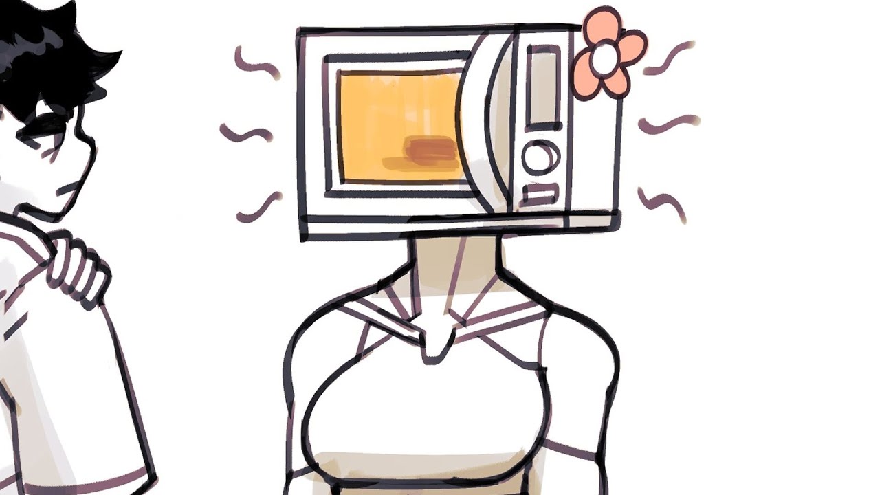 Handle Robo Microwave Girl With Care | OtsuMegaPlus Comic Dub - YouTube