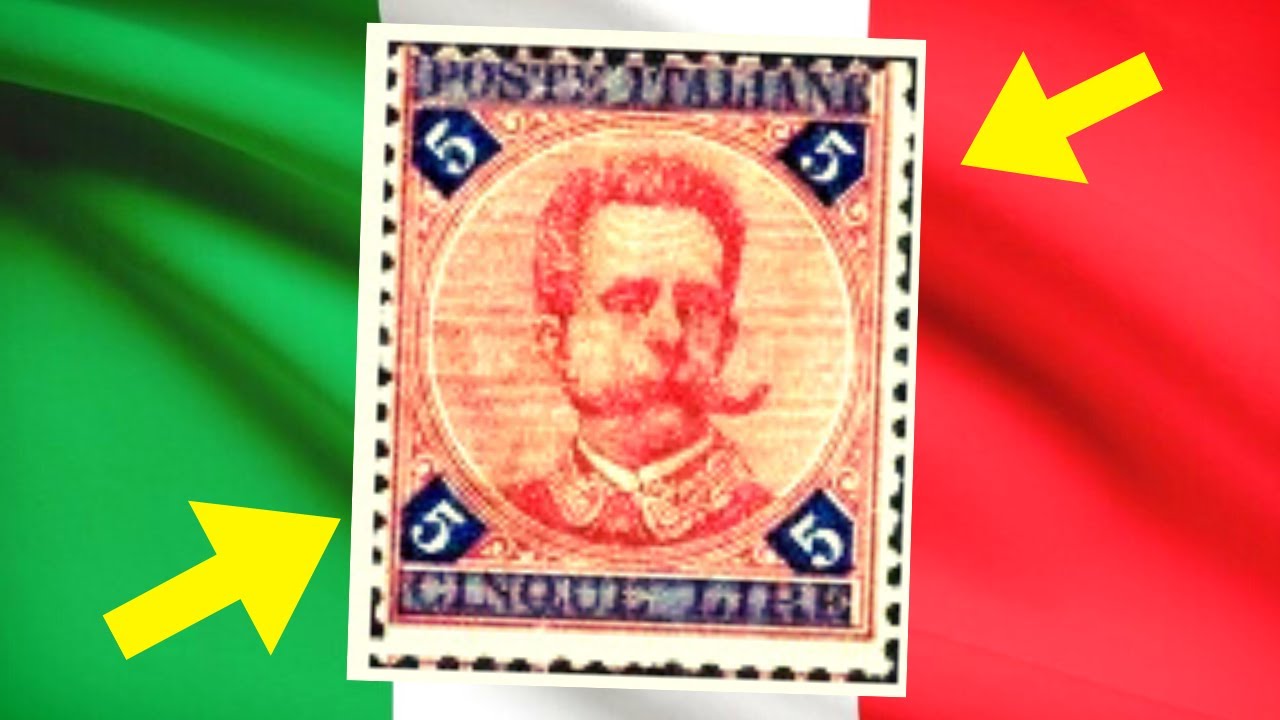 MOST VALUABLE RARE ITALIAN STAMPS worth money from 1890 to 1897 - YouTube