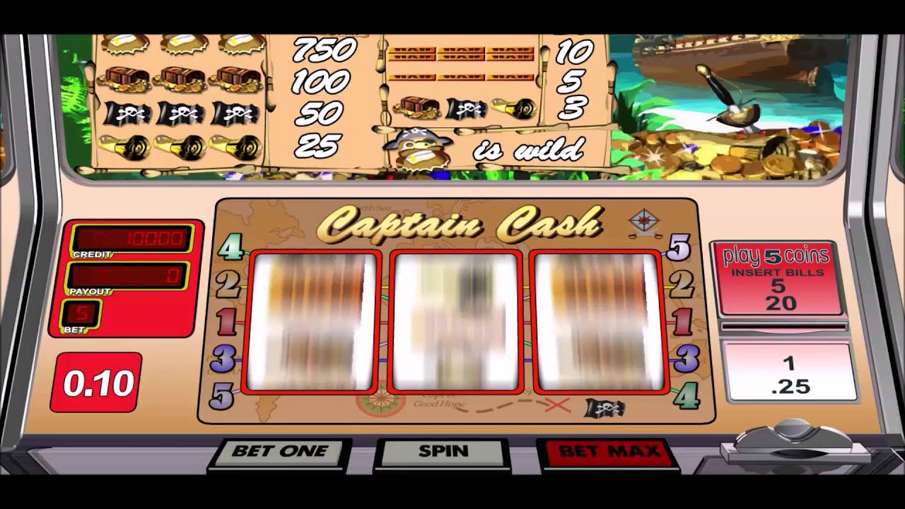 Captain Cash Slot Machine Online - Slots Monitor - YouTube