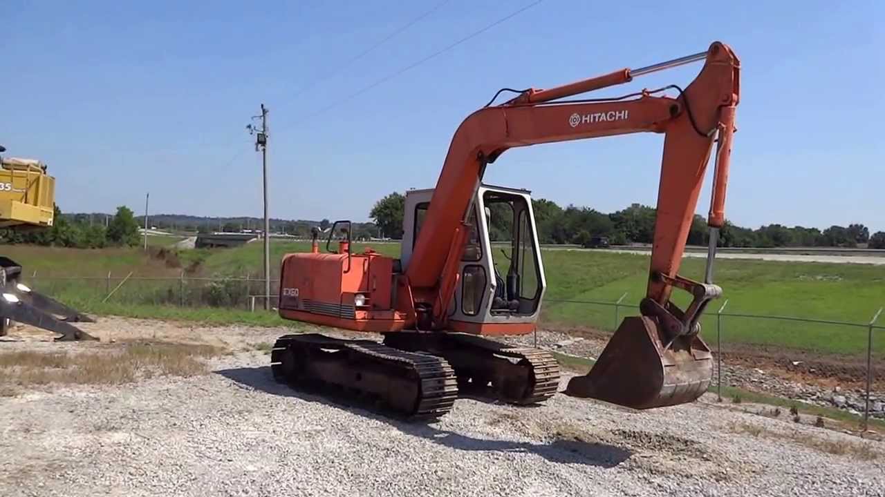 Hitachi EX60 S/N: 107-18484 - YouTube