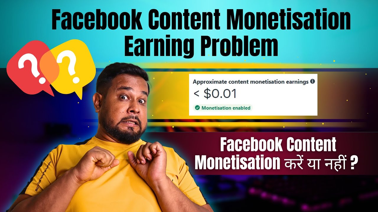 Facebook Content Monetisation Earning Problem | Facebook Content ...