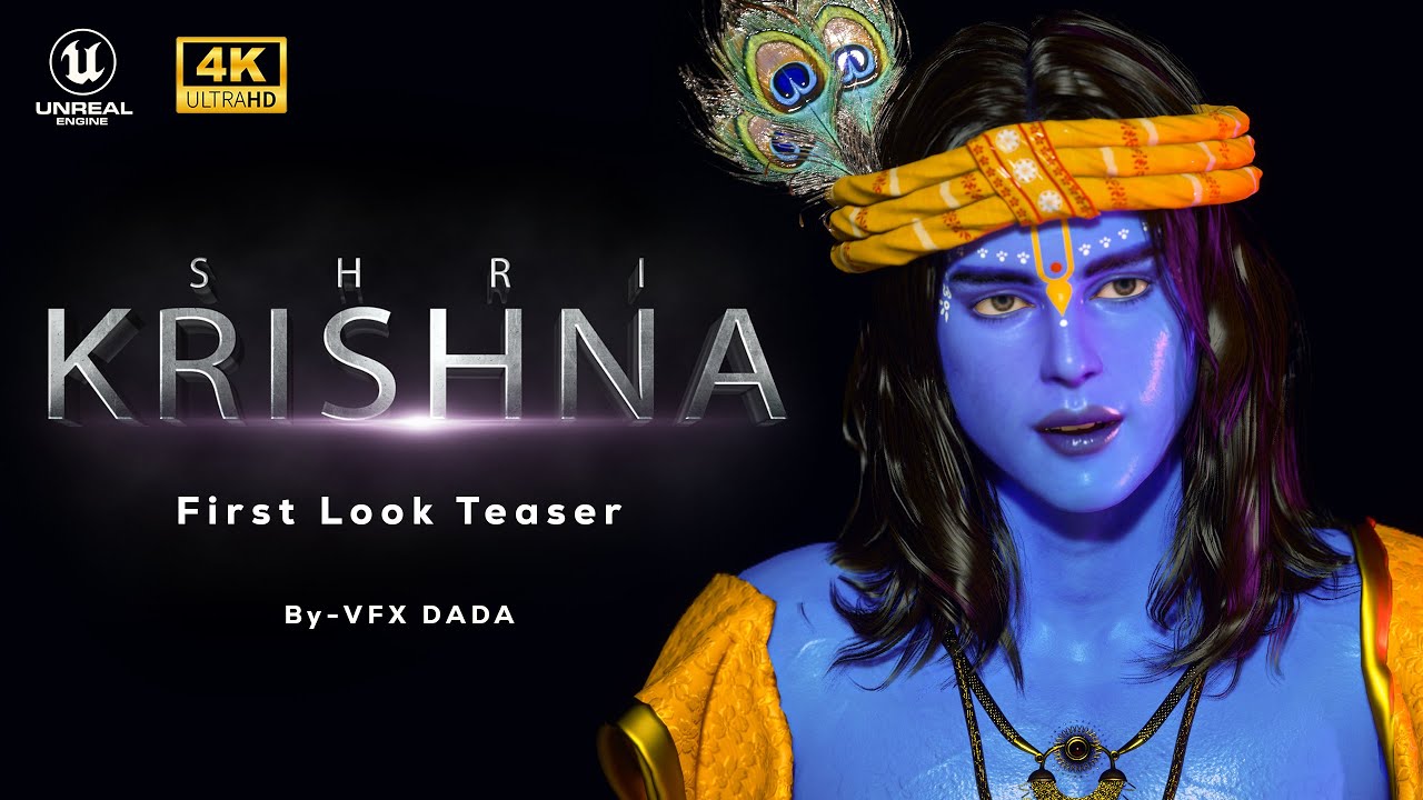 Shri Krishna Ji First Look || VFX DADA || Unreal Engine 5.3 - YouTube