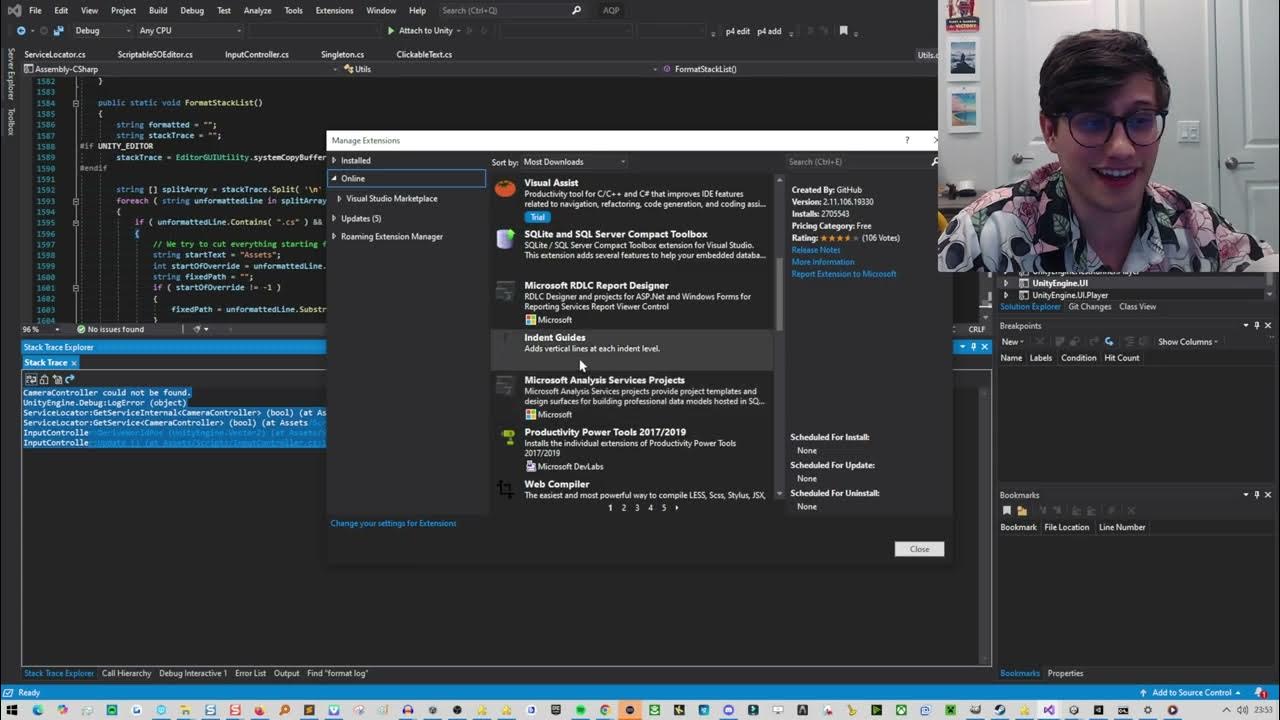 Stack Trace Explorer (Unity Tool) - YouTube
