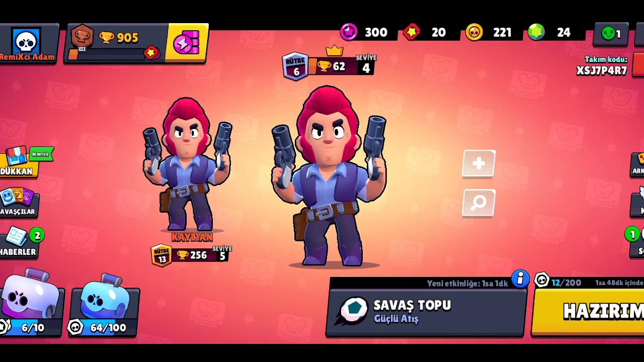 Brawl Stars - BOSS Savaşı - Savaş Topu (Colt) - YouTube