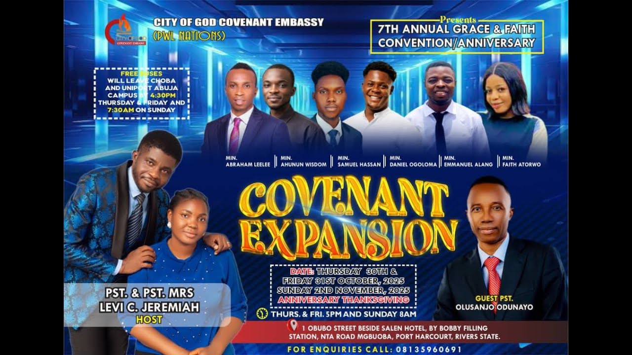 7TH ANUAL CONVENTION/ANNIVERSSARY_THANKSGIVING SERVICE - YouTube