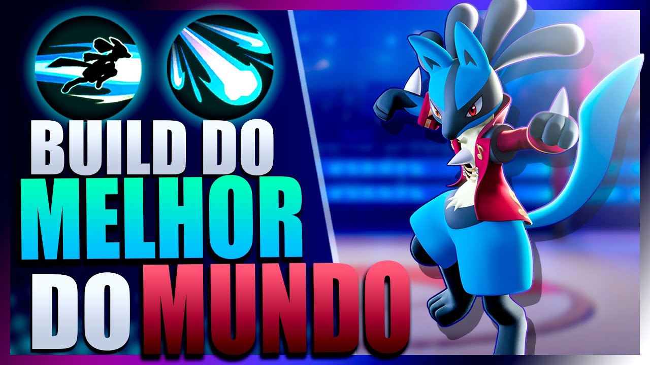 OVERLORD BROKEN! A BUILD DO MELHOR DO MUNDO no Pokemon Unite! Lucario ...