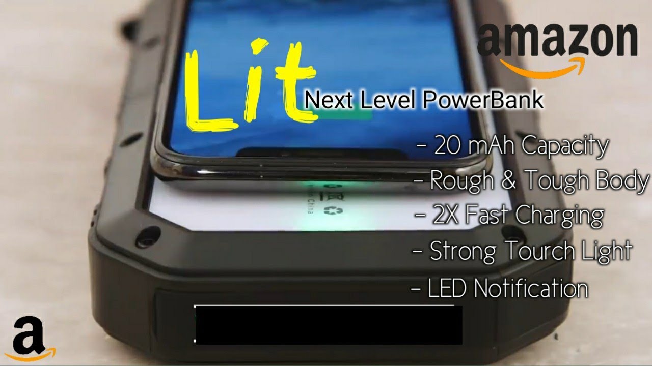 Lit Advance Powerbank 20mAh. Everything in one Power Bank #Lit - YouTube