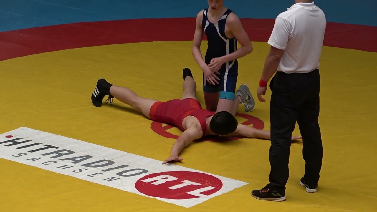 Wrestling / Ringen, A-Jugend, Erzgebirgscup Gelenau 2022, Greco, 71 kg ...