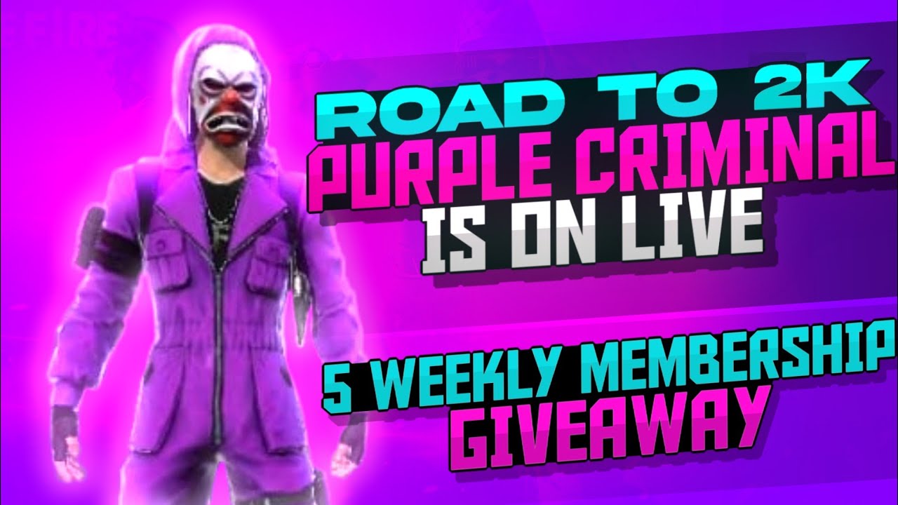PURPLE CRIMINAL PLAYER IS IN LIVE COME AND LETS JOIN OUR LIVE STREAMING ...