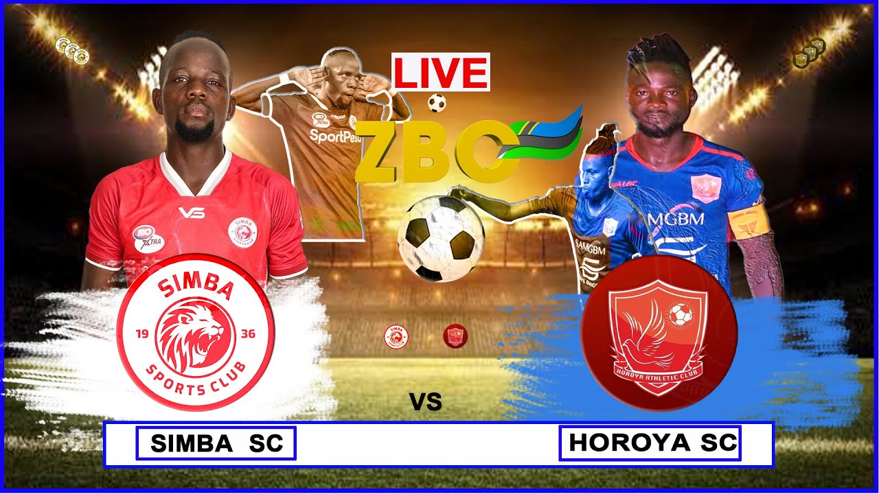 🔴#LIVE :SIMBA SC VS HOROYA FC | CUF CHAMPION LEAGUE - YouTube