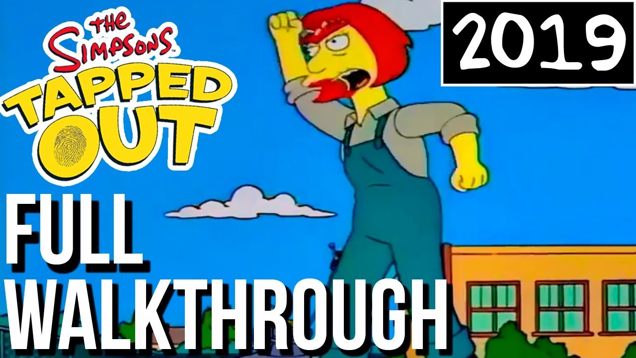 The Simpsons: Tapped Out - Groundskeeper Wilma - FULL WALKTHROUGH - YouTube