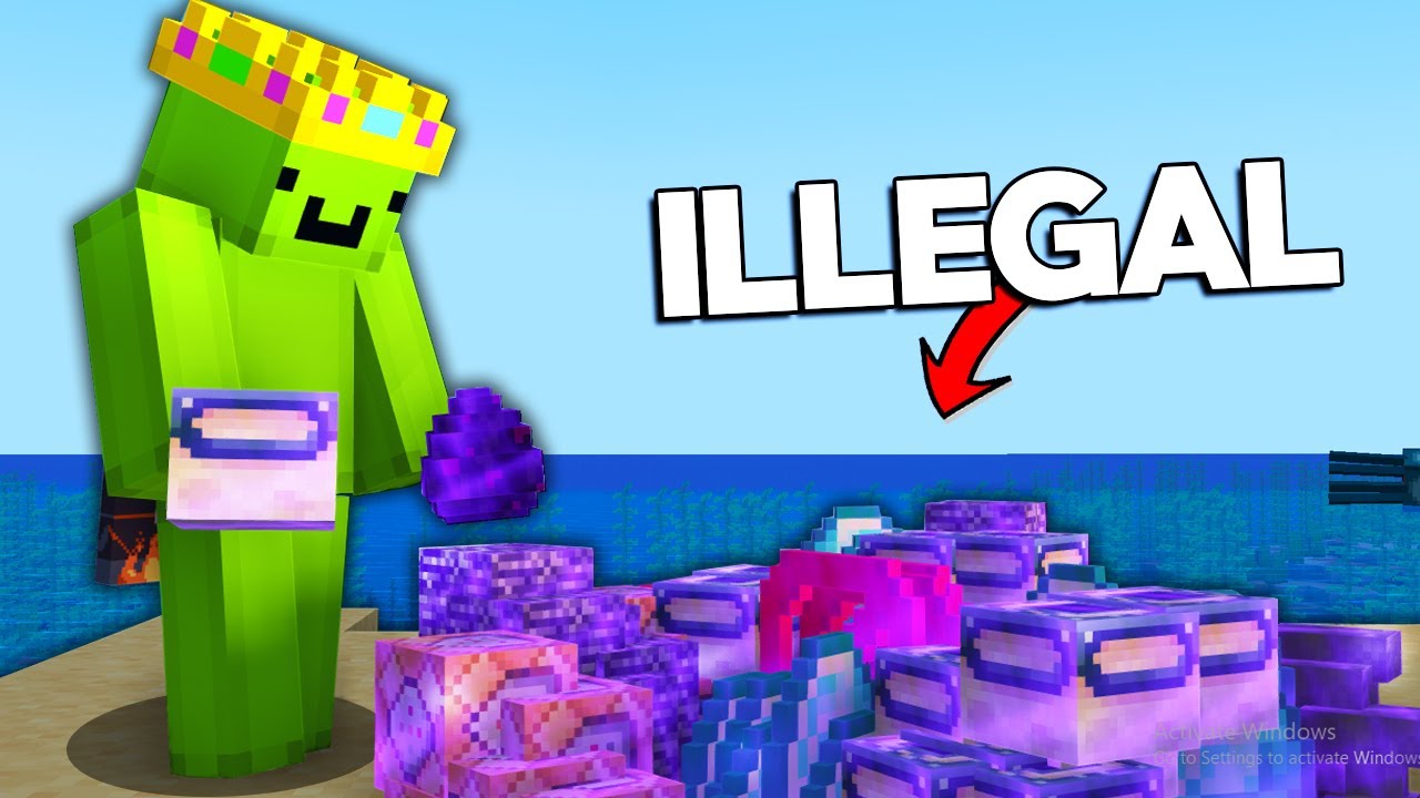 I DESTROYED Illegal Items On The Deadliest Minecraft Server... - YouTube