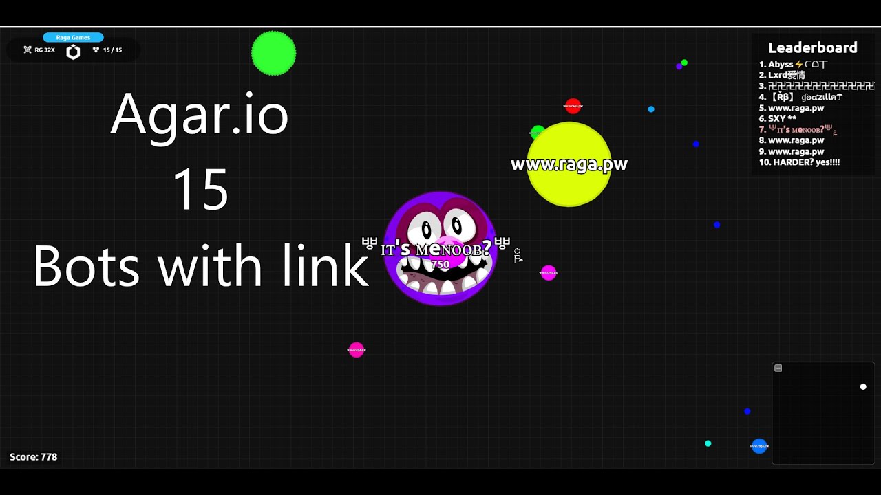 How to hack agar.io | agar.io hack 15 Free bots | agar.io best hack ...