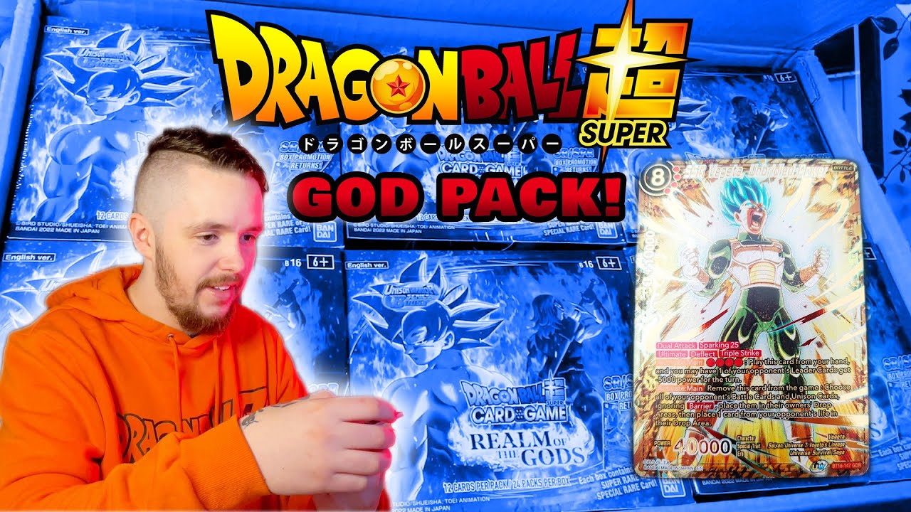What's Inside this GOD pack?! | Dragon Ball Super Realm Of The Gods ...